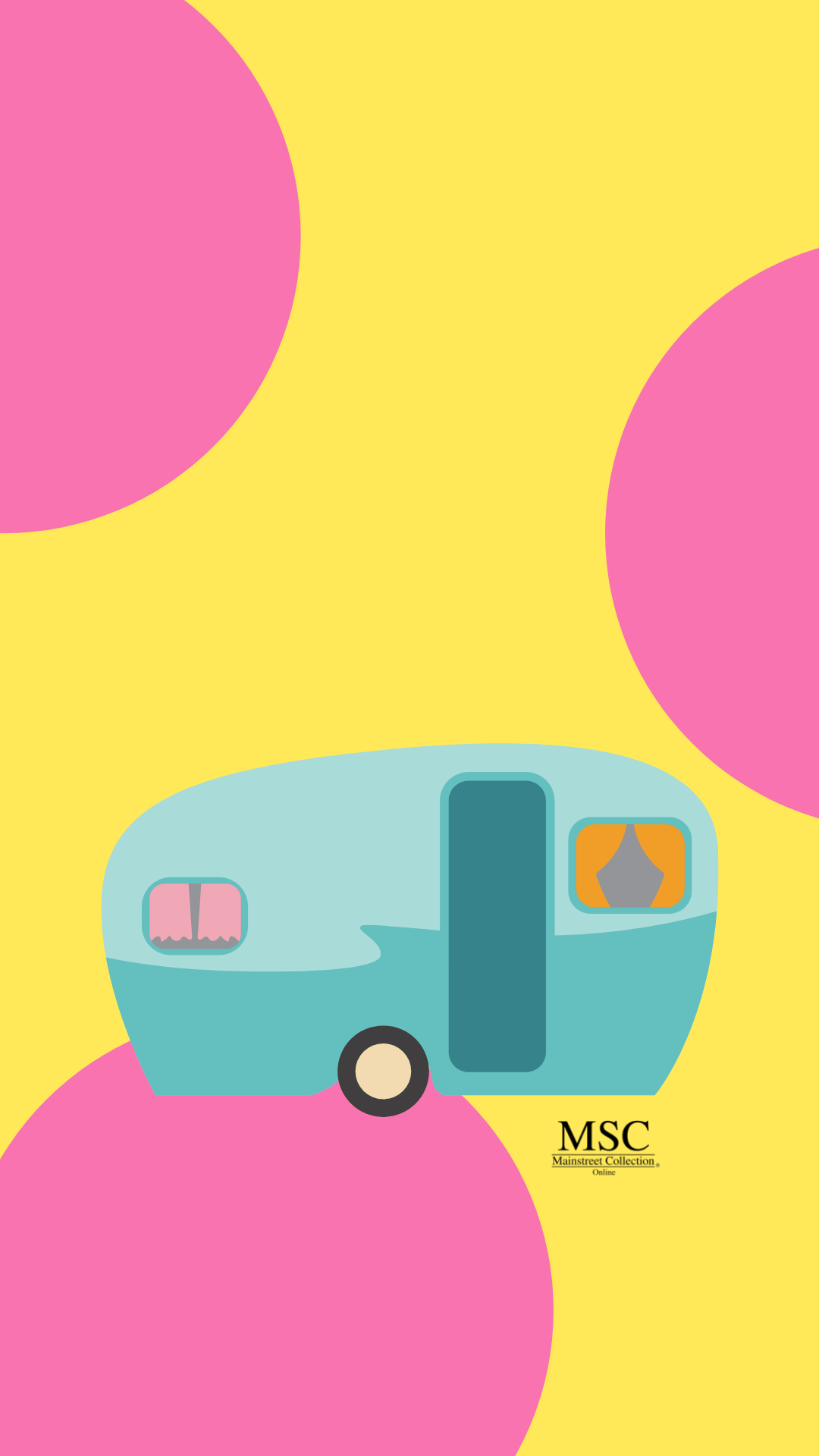 Happy Camper- Phone Wallpaper Freebie – Mainstreet Collection Online