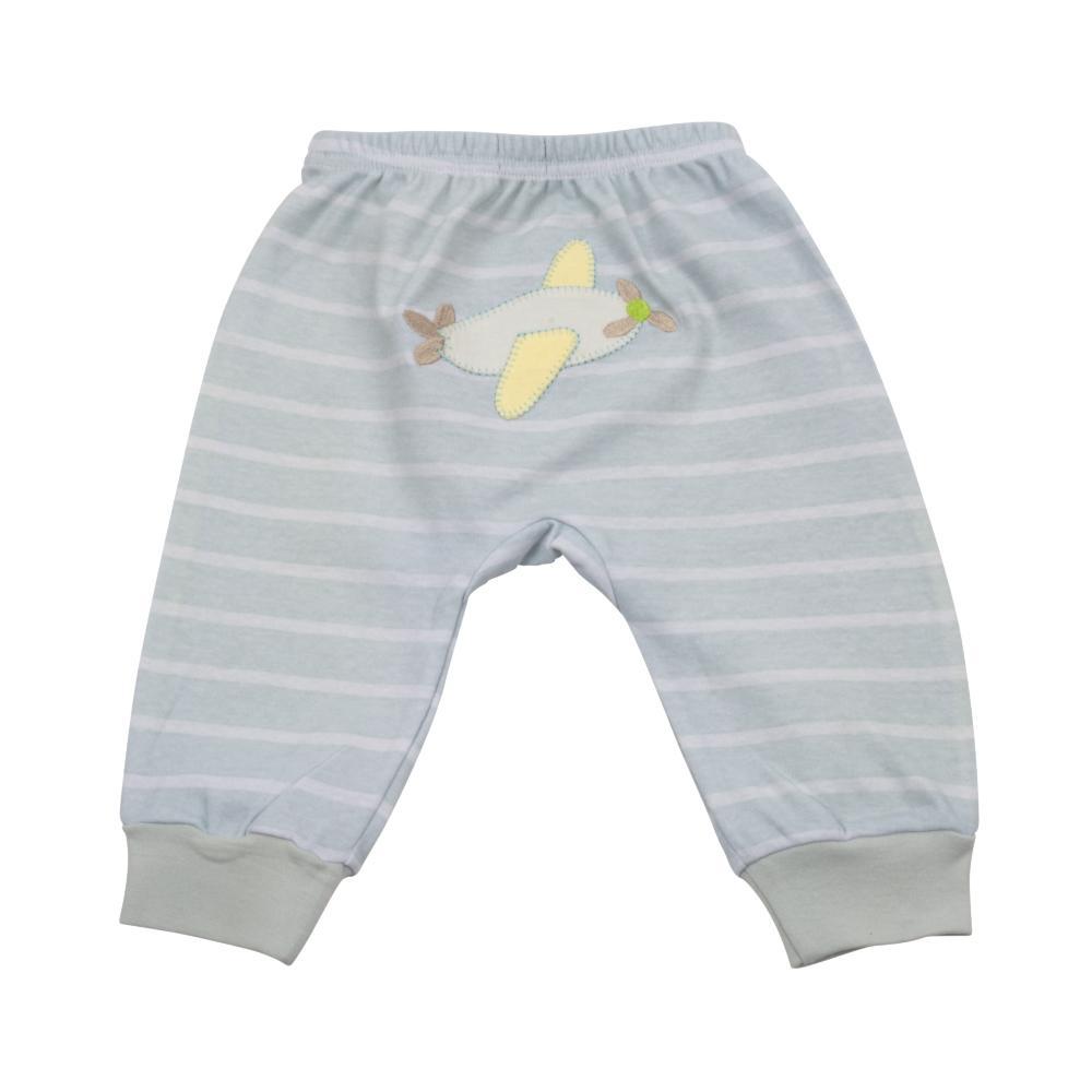 Airplane Blue Stripe Baby Pants (0-6 Months) - Mainstreet Collection ...